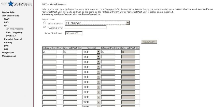Configuracion de modem y router STARBRIDGE LYNX 220 CANTV » MixTecnico