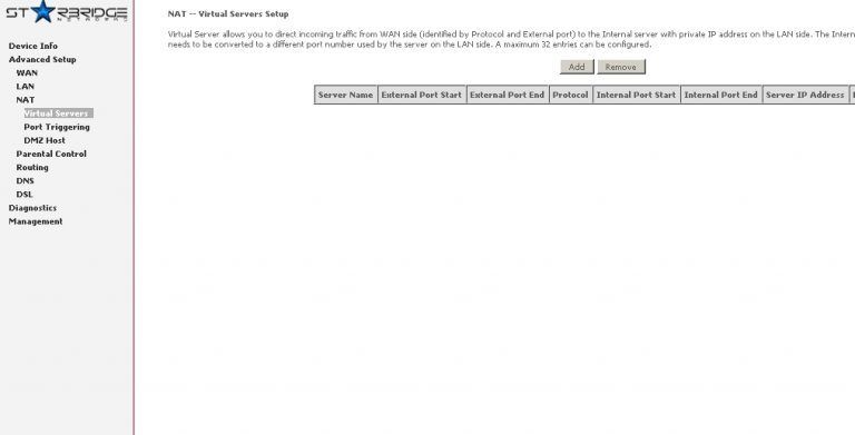 Configuracion de modem y router STARBRIDGE LYNX 220 CANTV » MixTecnico